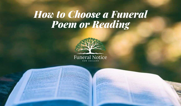 How to Choose a Funeral Poem or Reading | News - Funeral Notice